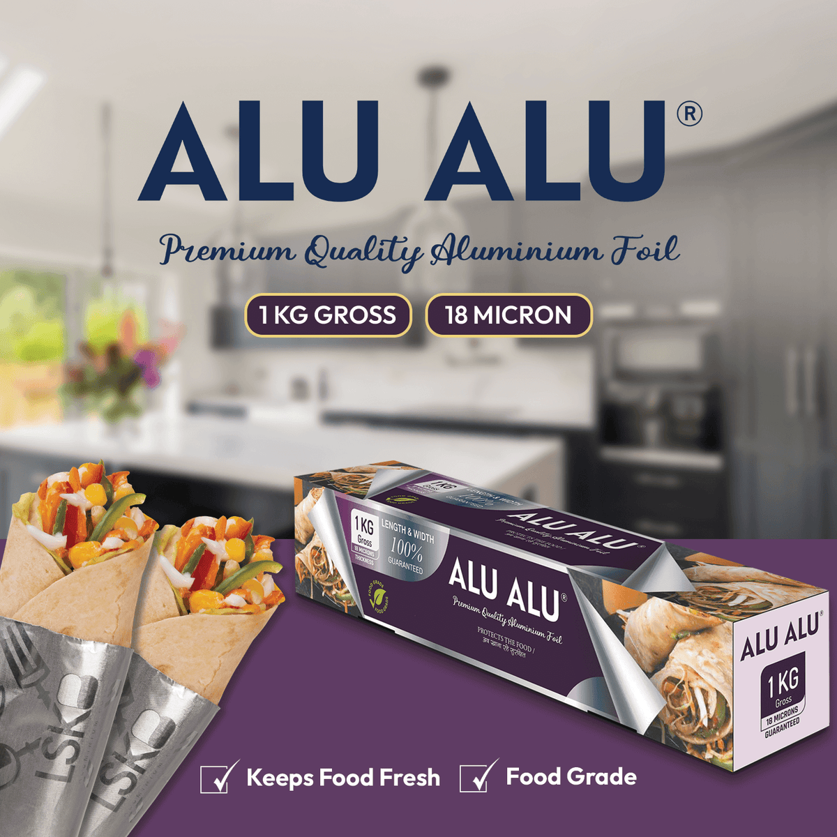 ALU ALU 1 Kg Gross Foil – HOMEFOIL